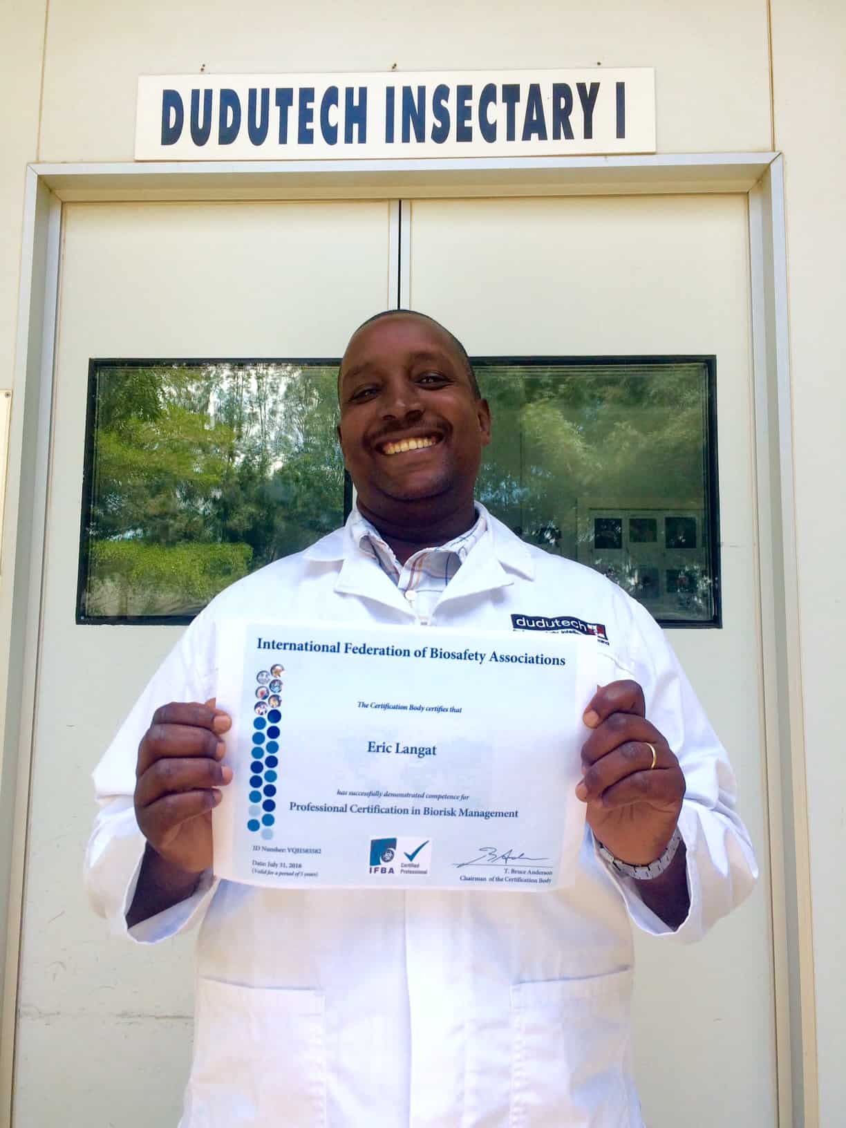 Dudutech’s IFBA Certified Professionals – Eric Langat | Dudutech