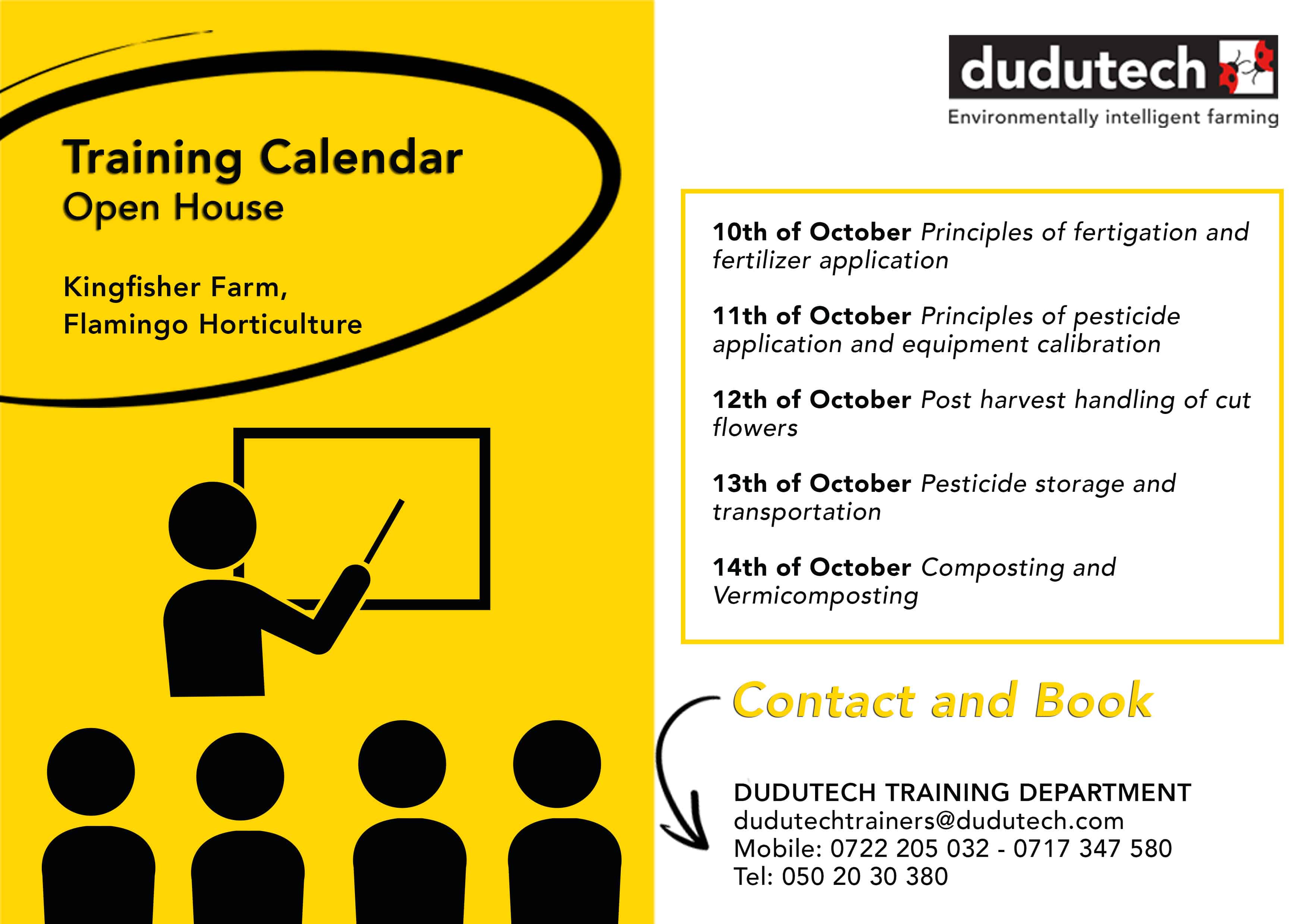 open-house-training-calendar | Dudutech