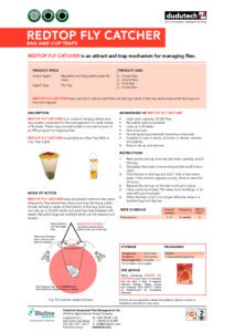 Dudutech – Redtop Flycatcher – Product Sheet | Dudutech